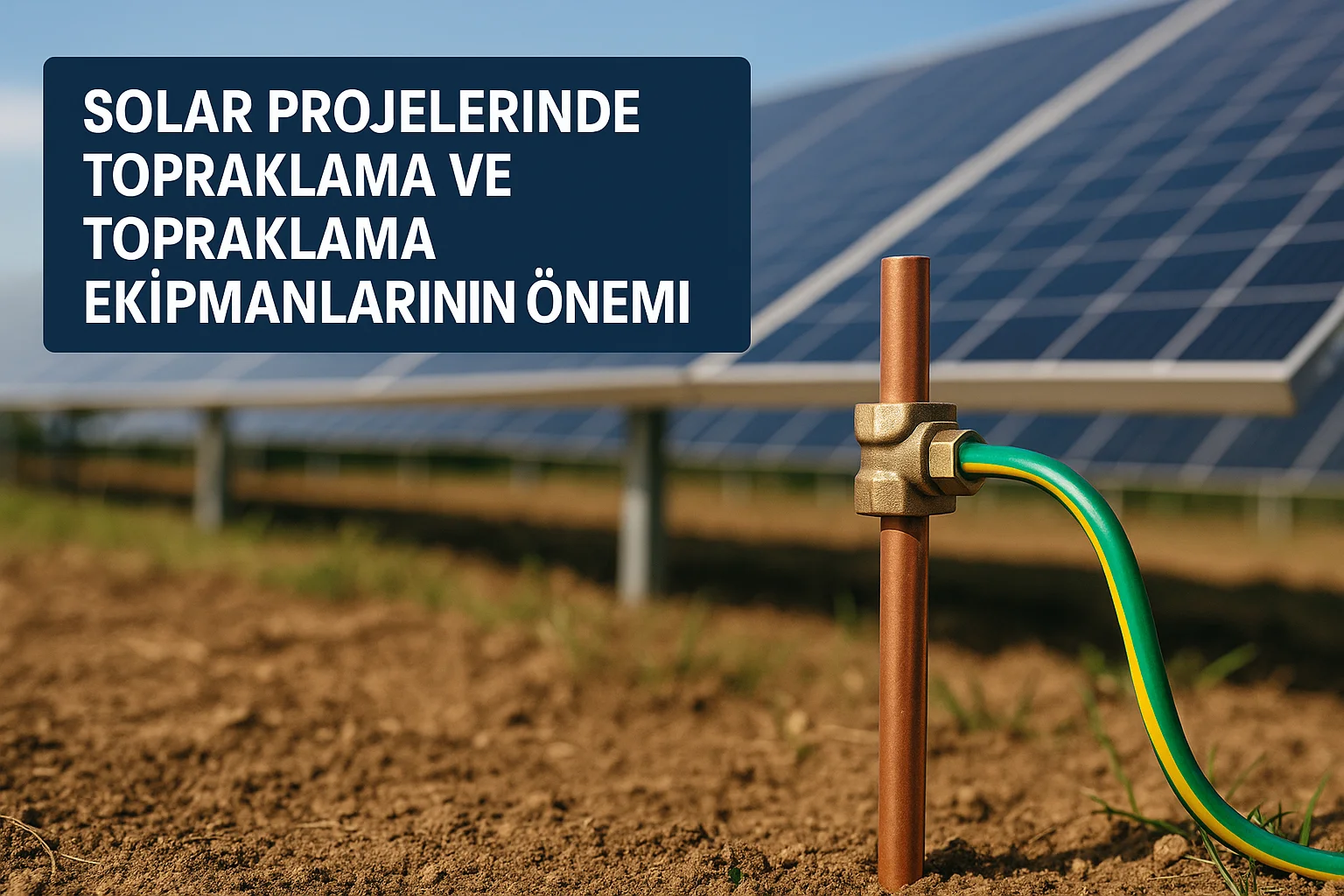 Solar Projelerinde Topraklama ve Topraklama Ekipmanlarının Önemi - Asiva